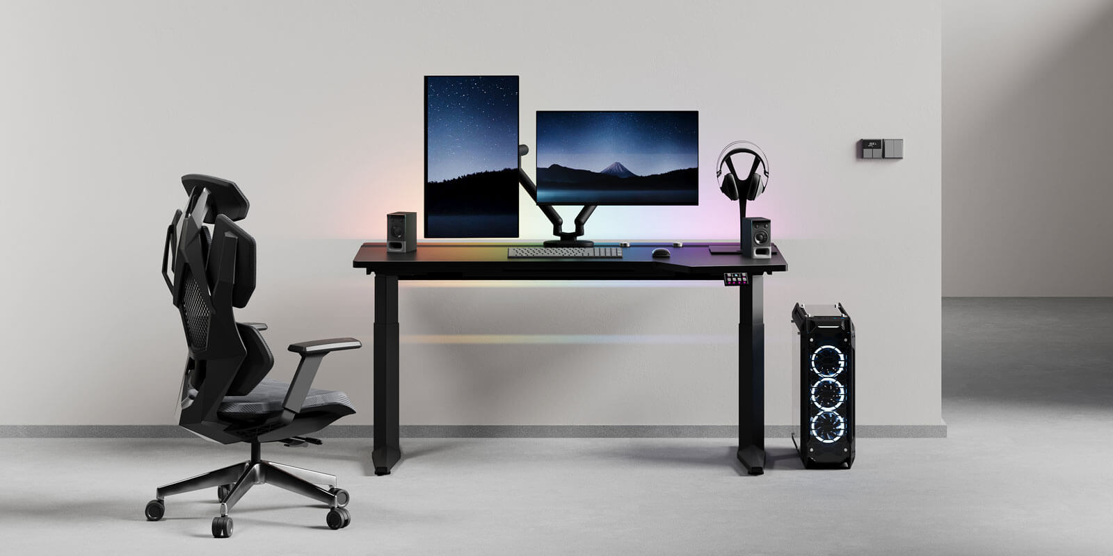 NEO Pro Height Adjustable Gaming Desk